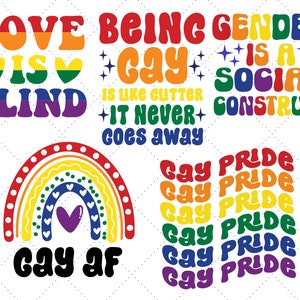 Gay Pride SVG Bundle, LGBTQIA Svg Bundle, Proud Ally Svg, Gay Pride Svg ...