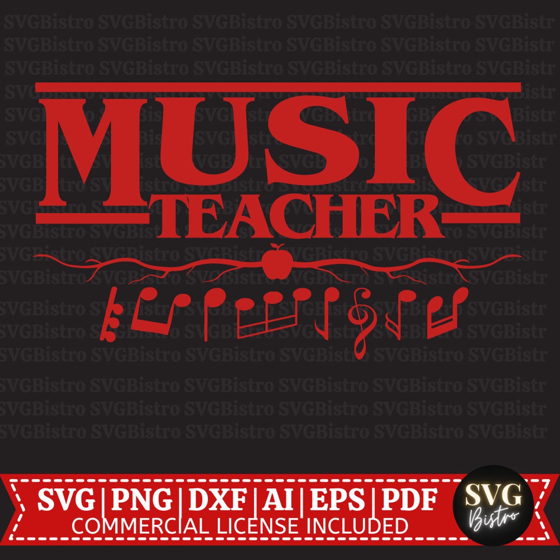 Music Teacher SVG Teaching Things SVG Teacher Shirt SVG - Etsy