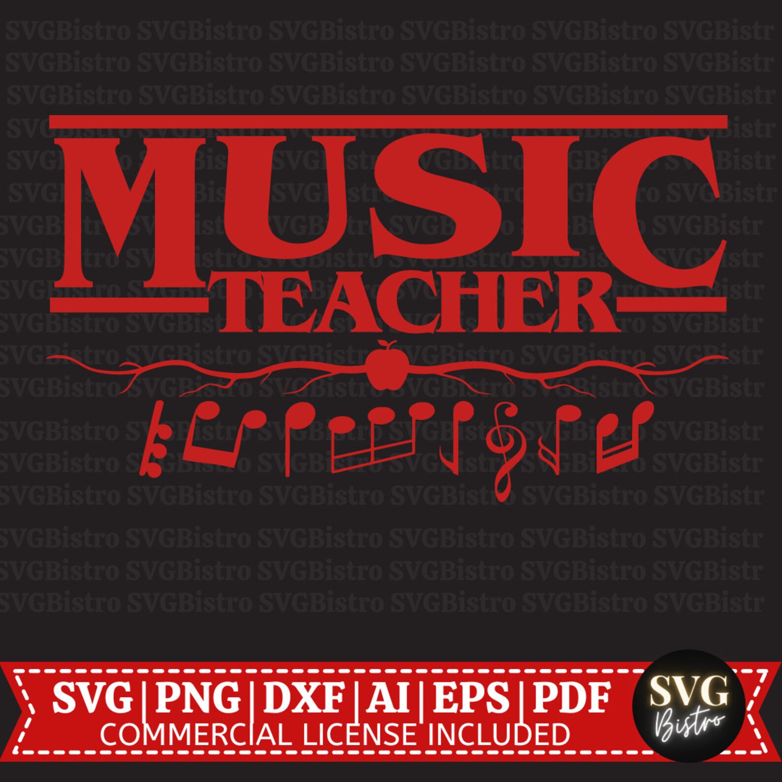 Music Teacher SVG Teaching Things SVG Teacher Shirt SVG - Etsy