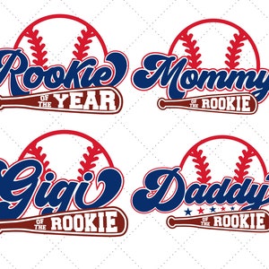 Baseball Family Birthday SVG Bundle | Happy Birthday SVG | Rookie of ...