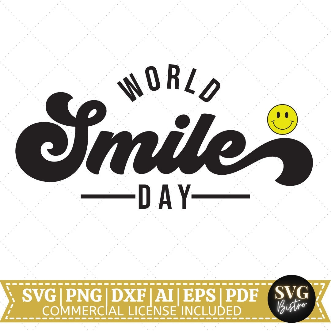 World Smile Day SVG | Smile SVG | Smiley Svg| Colored SVG Svg | Smile ...