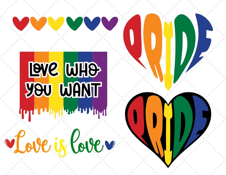 Gay Pride SVG Bundle, LGBTQIA Svg Bundle, Proud Ally Svg, Gay Pride Svg ...