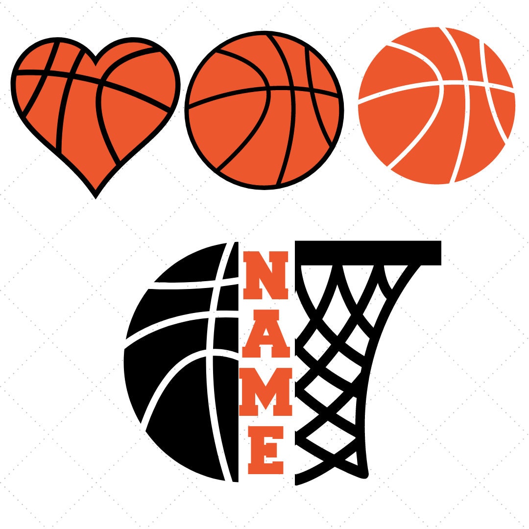 Basketball SVG Bundle Layered Basketball SVG Basketball - Etsy