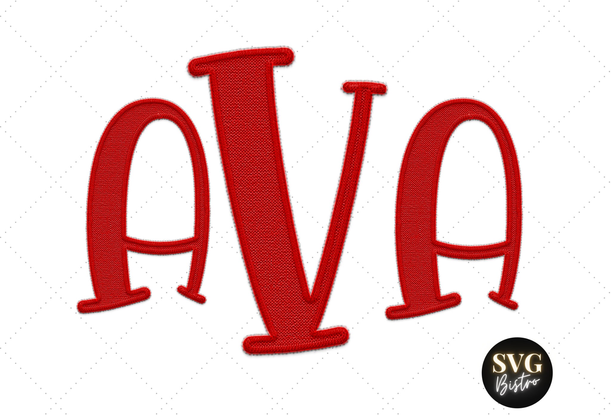 Embroidered-effect Alphabet PNG Bundle Stitch-effect Letters - Etsy