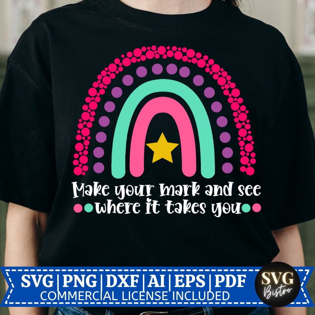 Make Your Mark SVG Happy Dots Day SVG International Dot - Etsy