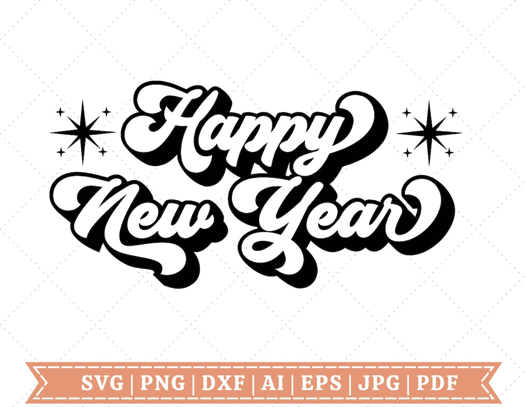 Happy New Year SVG | New Year 123123 SVG | December 31 2023 | New Year ...