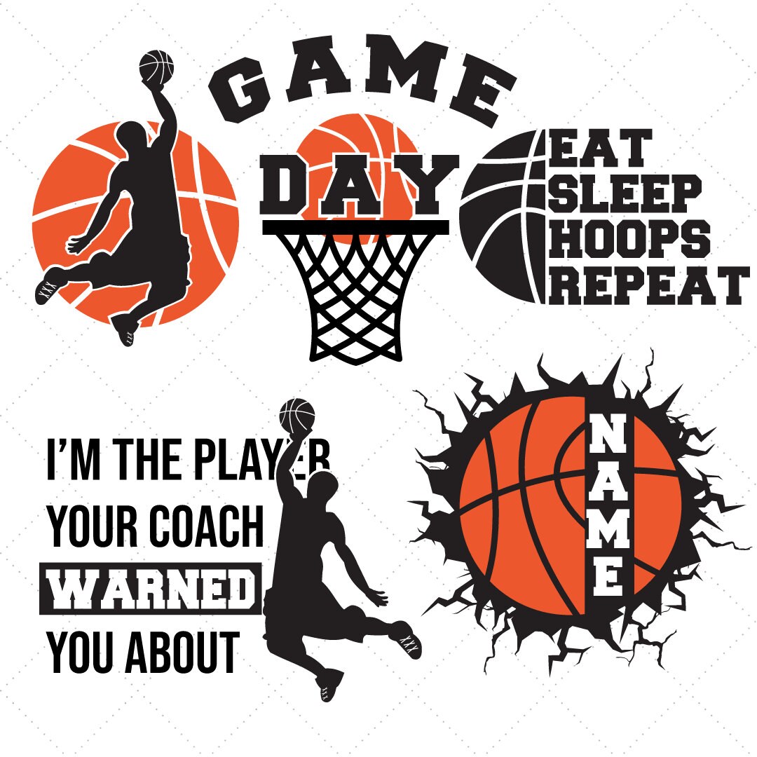 Basketball SVG Bundle Layered Basketball SVG Basketball - Etsy