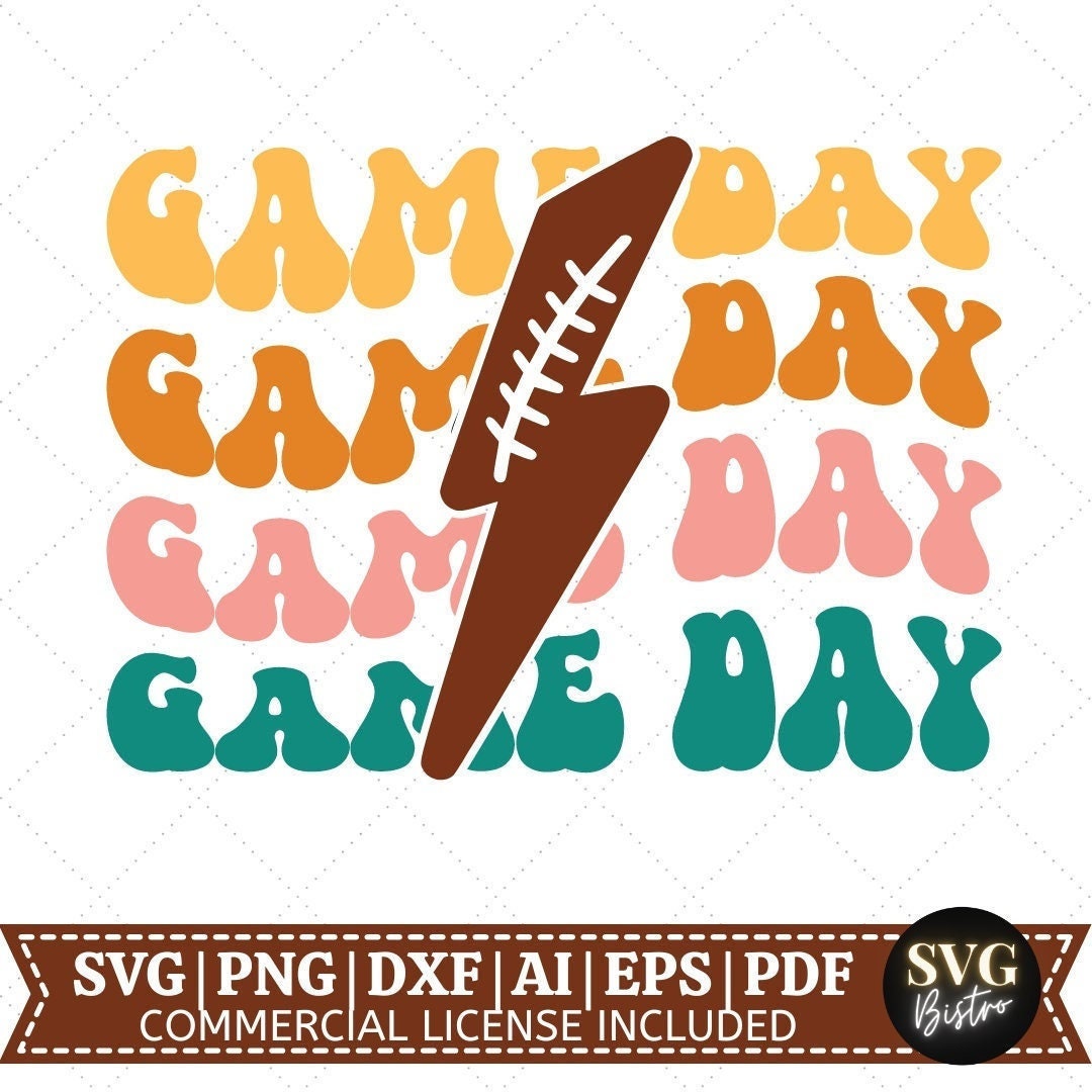 Game Day SVG | Football SVG | Football Designs SVG | Football Shirt ...