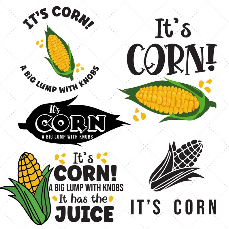 It's Corn SVG Bundle Layered SVG Funny Corn Meme SVG - Etsy