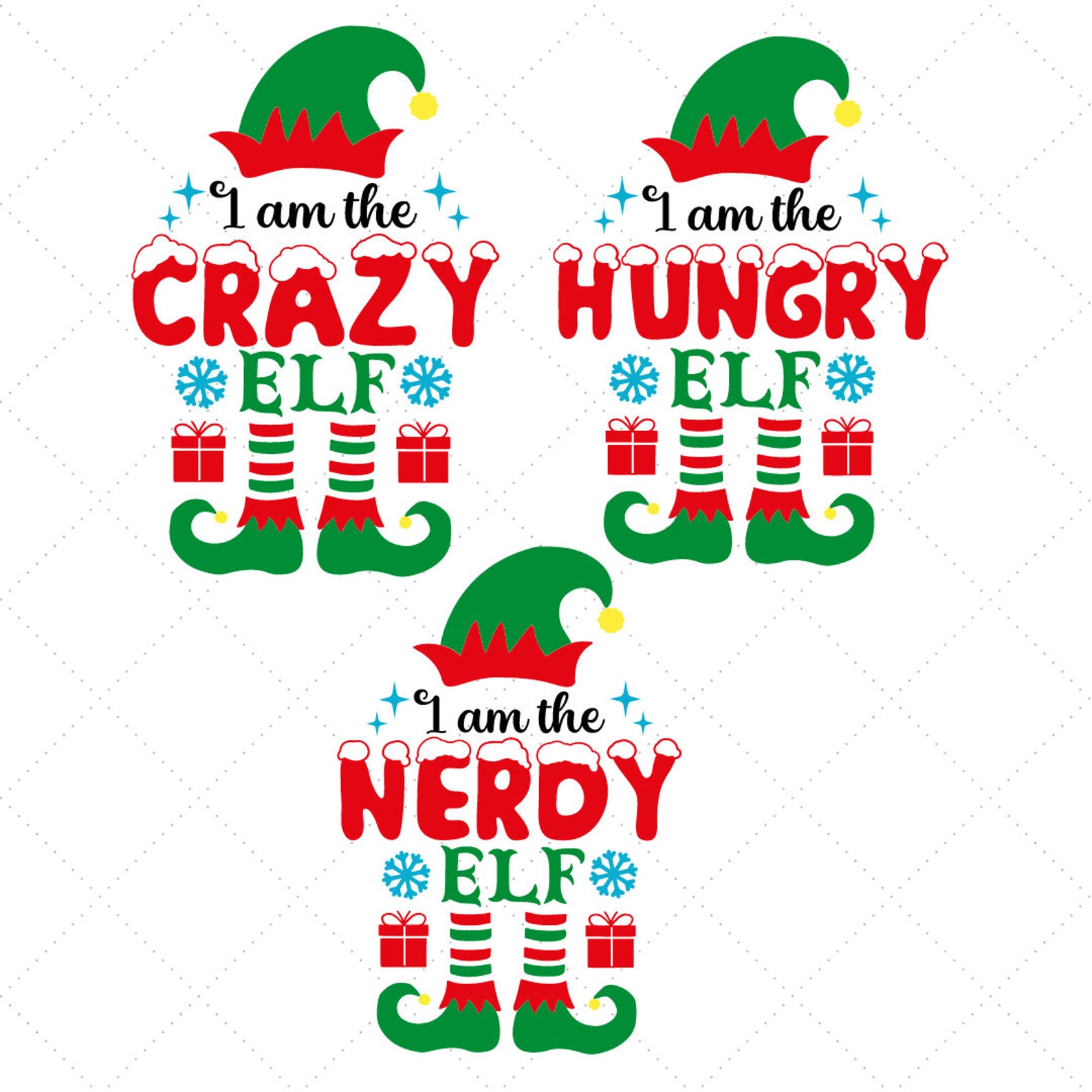 Elf Christmas Family Shirt SVG Bundle Christmas SVG - Etsy