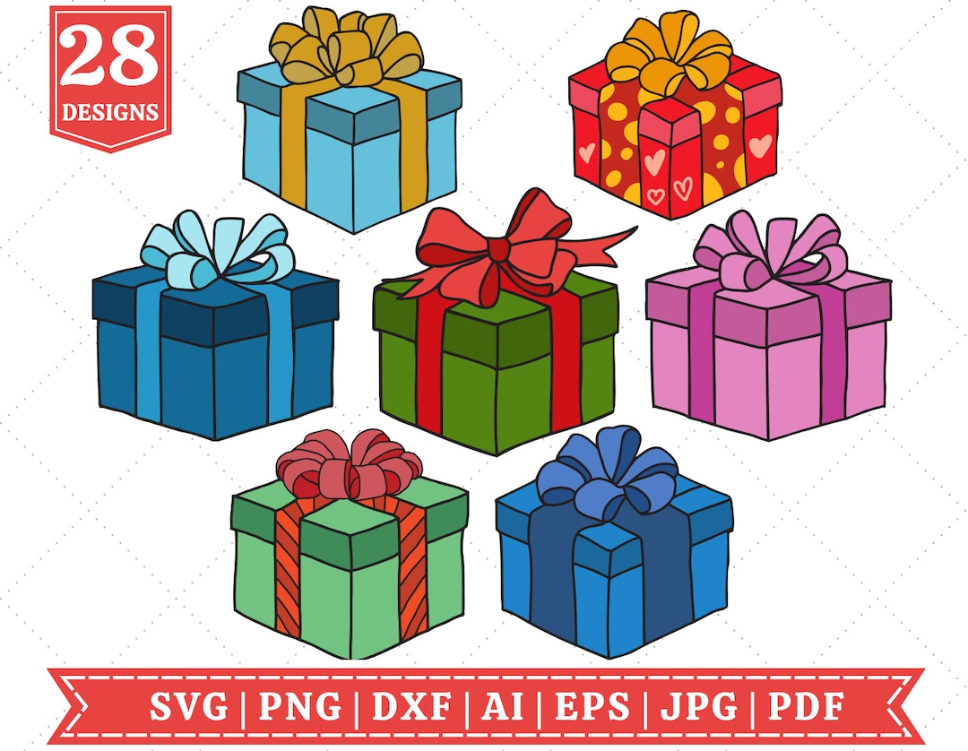 Gifts SVG Bundle | Christmas Gifts SVG Bundle | Birthday Gifts SVG ...