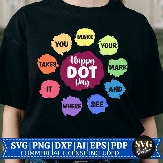 Happy Dot Day SVG Happy Dots Day SVG International Dot Day - Etsy