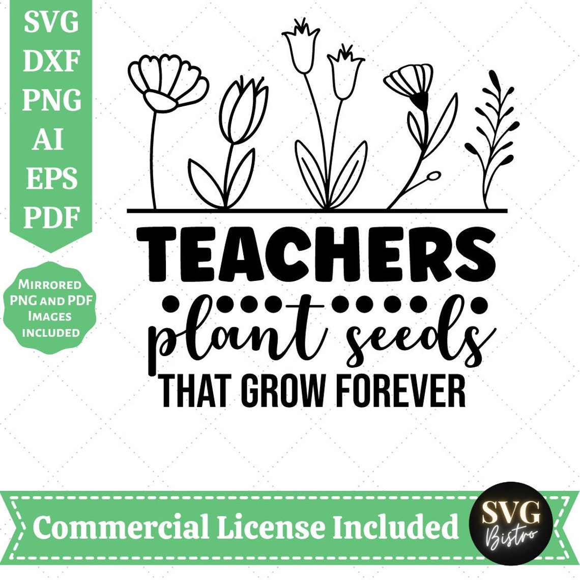 Teachers Plant Seeds SVG teacher Quotes SVG Teacher Shirt - Etsy