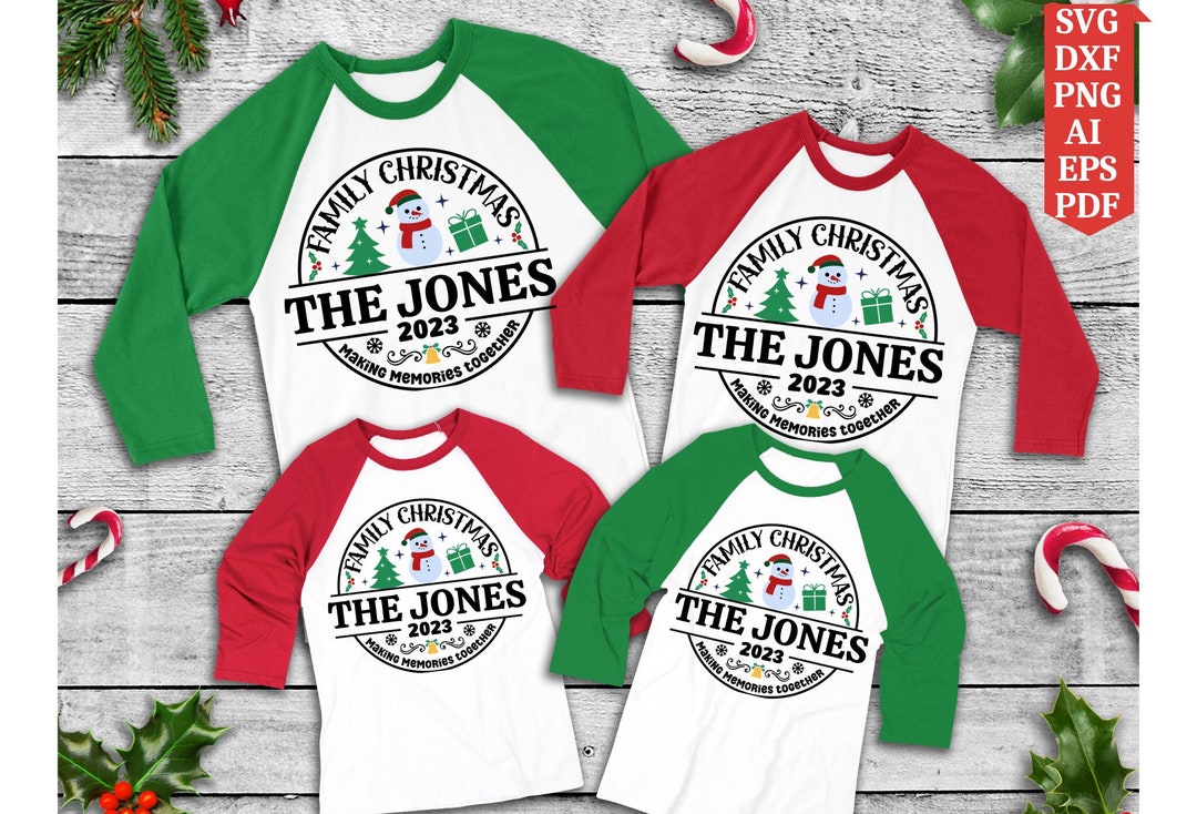 Christmas Family SVG Christmas Family Shirt Christmas Design Group ...