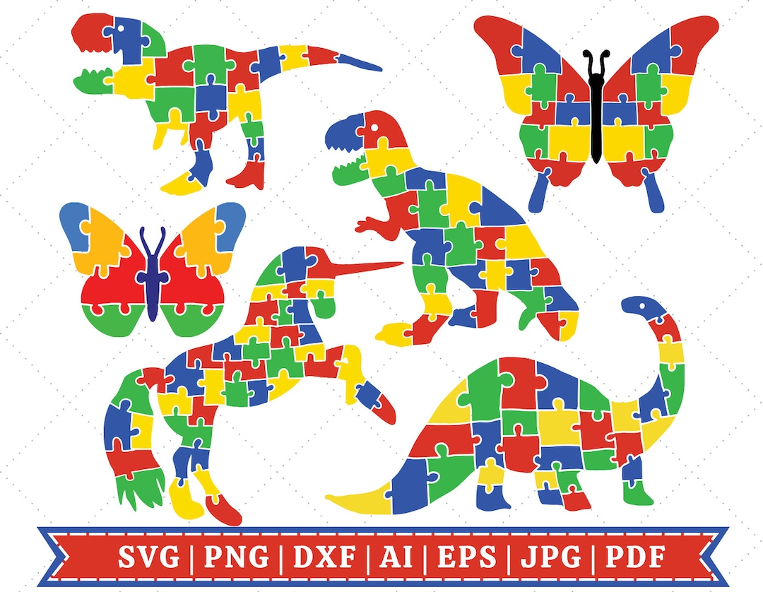 Autism Awareness SVG Bundle | Autism Clipart SVG | Autism T-shirt ...