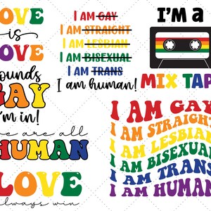 Gay Pride SVG Bundle, LGBTQIA Svg Bundle, Proud Ally Svg, Gay Pride Svg ...