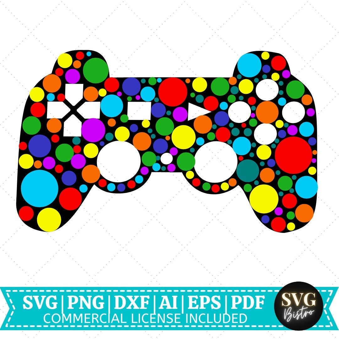 Gameboy Dots SVG | Happy Dots Day SVG | International Dot Day Svg ...