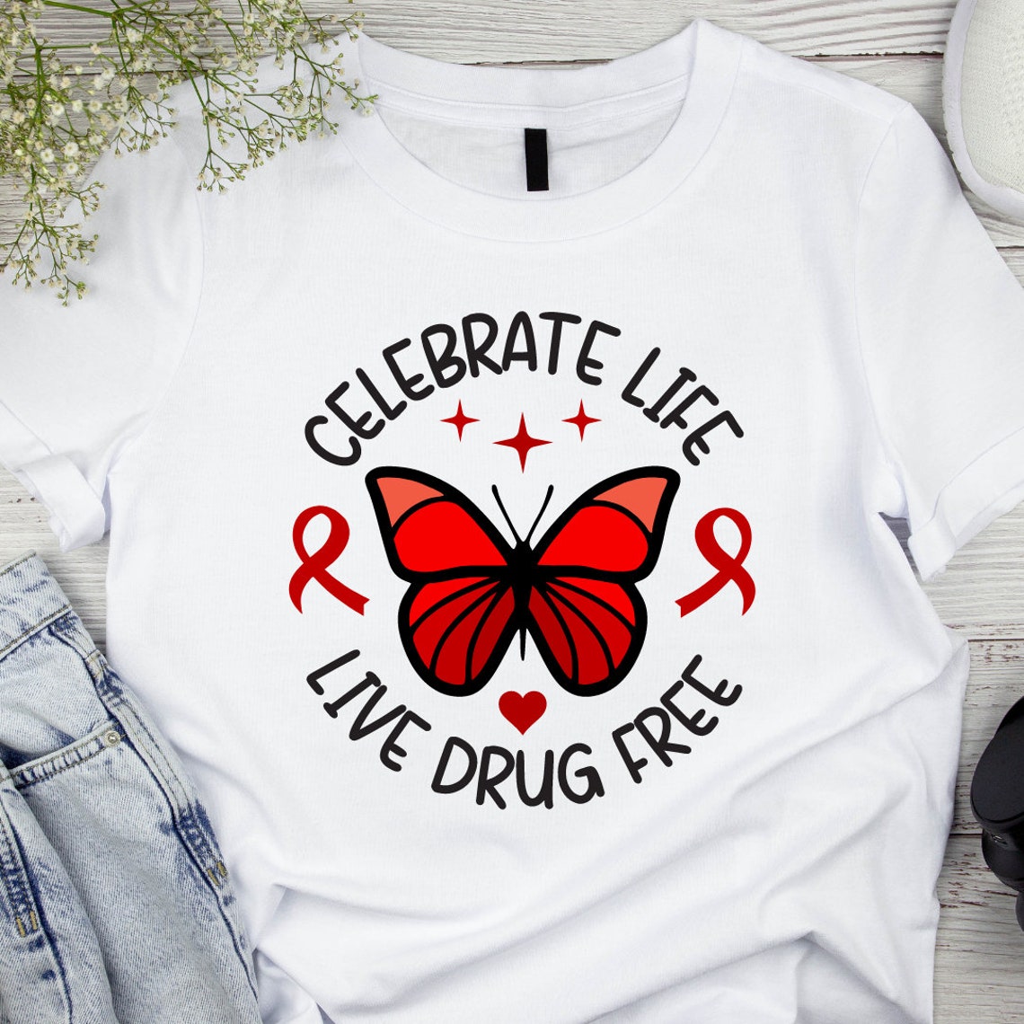 Red Ribbon Week SVG Bundle No to Drugs SVG Drug Free SVG - Etsy