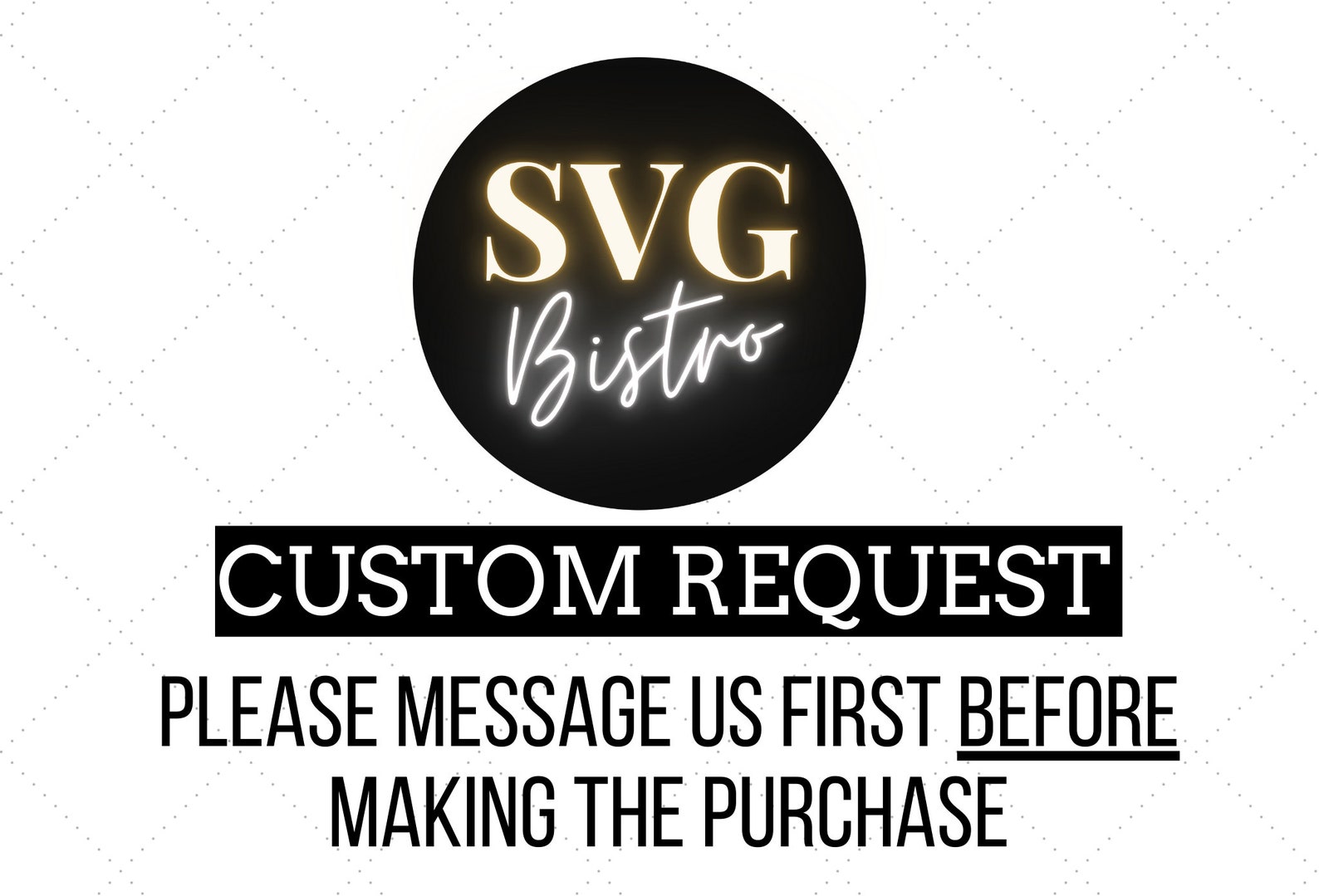 Customized Requests SVG Personalized Requests Cricut Cut - Etsy