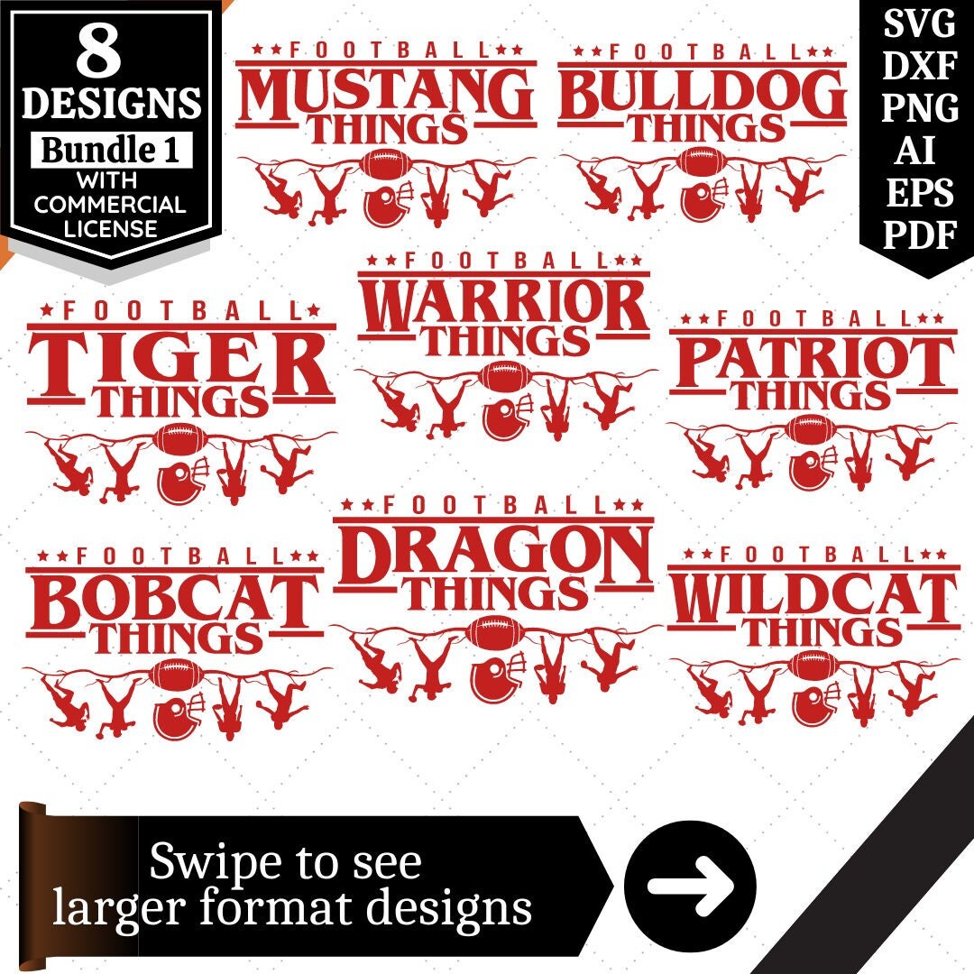 Football SVG Bundle | Football Designs SVG | Football SVG | Football ...