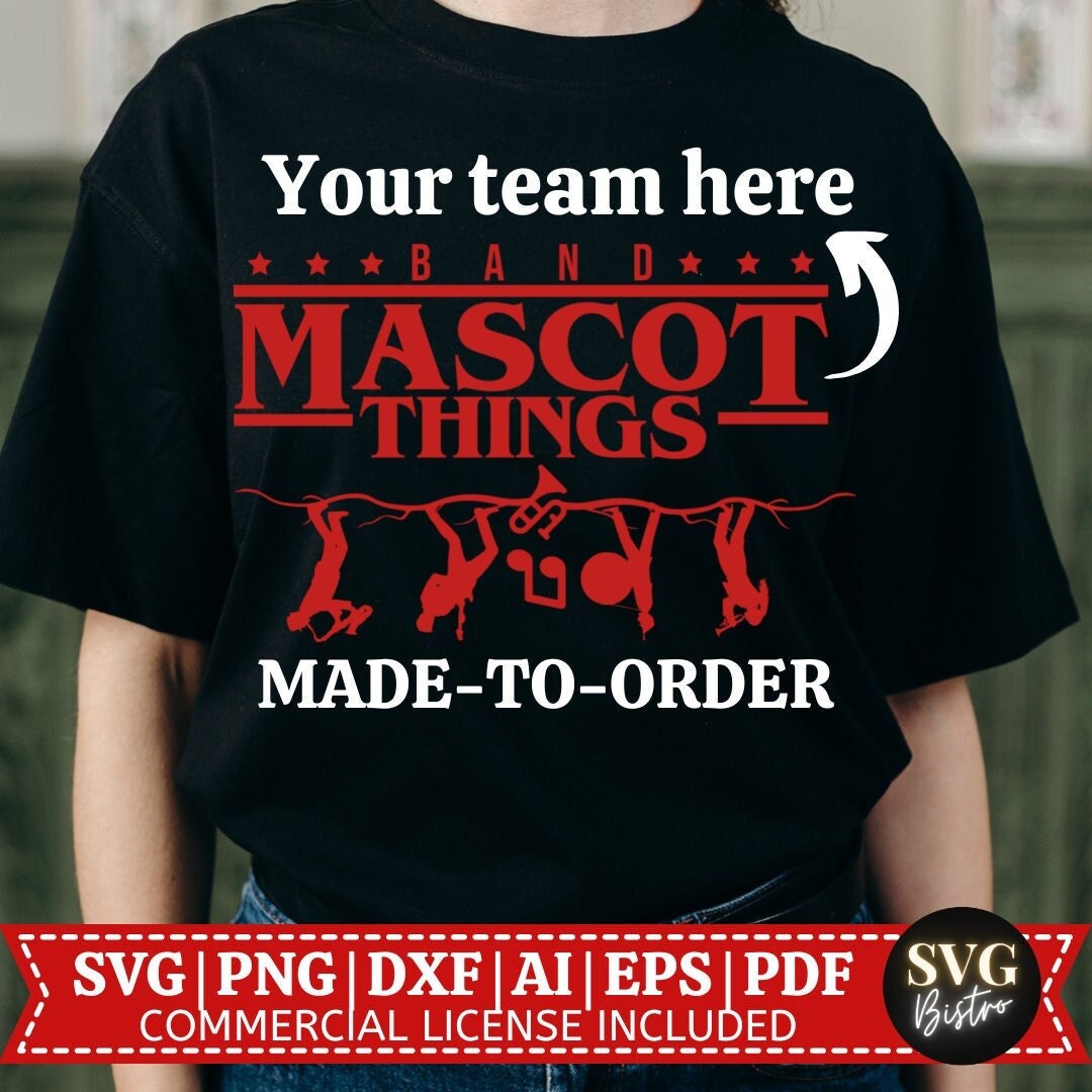 Customized Team Spirit Mascot SVG | Band Mascot Things | School Team ...