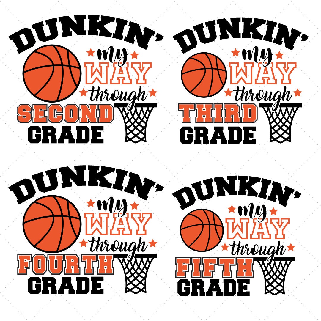 Back to School SVG Bundle Basketball SVG School Grade SVG - Etsy