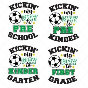 Back to School SVG Bundle | Soccer SVG | School Grade SVG | Football ...