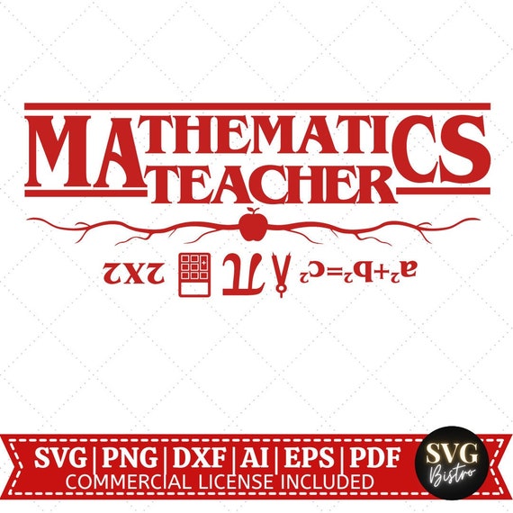 Math Teacher SVG Teaching Things SVG Teacher Shirt SVG - Etsy