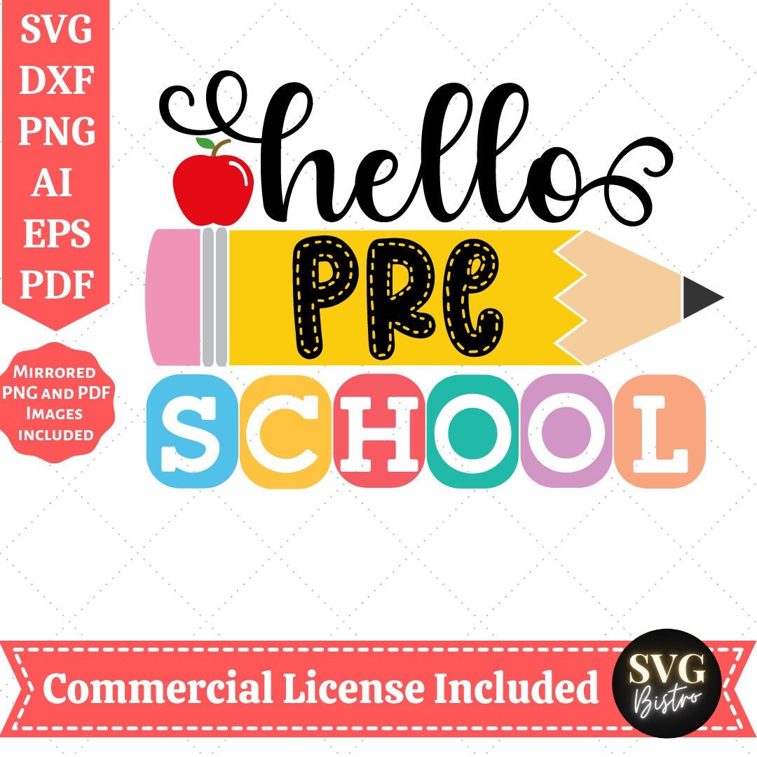 Preescolar SVG / Regreso a la escuela SVG / Camisa escolar svg - Etsy ...