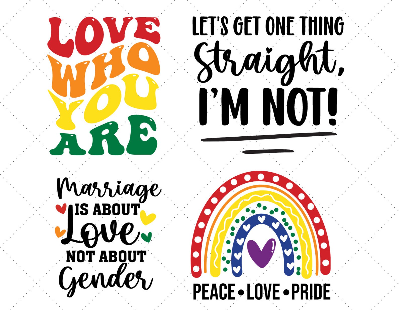 Gay Pride SVG Bundle, LGBTQIA Svg Bundle, Proud Ally Svg, Gay Pride Svg ...