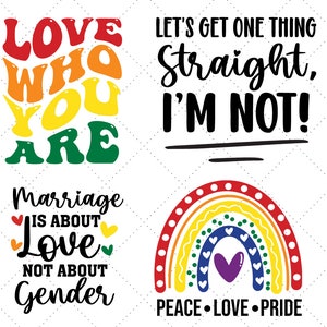 Gay Pride SVG Bundle, LGBTQIA Svg Bundle, Proud Ally Svg, Gay Pride Svg ...