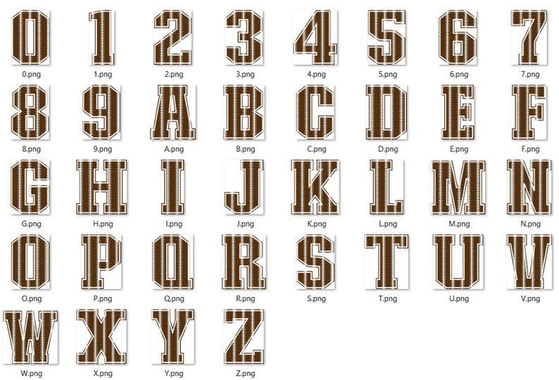 Football Alphabet PNG Bundle Football Letters PNG Football - Etsy
