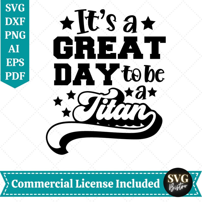 Titans SVG School Spirit Titans Retro Design Titan Pride - Etsy