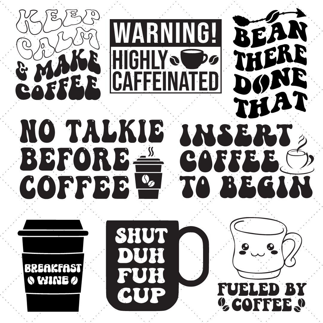 Retro Coffee SVG Bundle Coffee SVG Bundle Coffee Lover SVG - Etsy