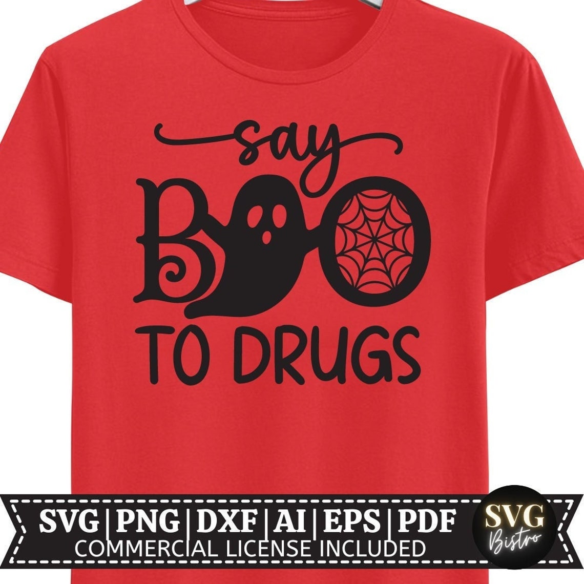 Say Boo to Drugs SVG Red Ribbon Week SVG No to Drugs SVG - Etsy