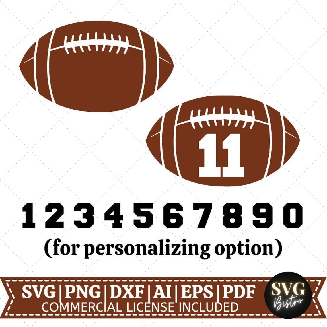 Football SVG Football Designs SVG Football SVG Football - Etsy