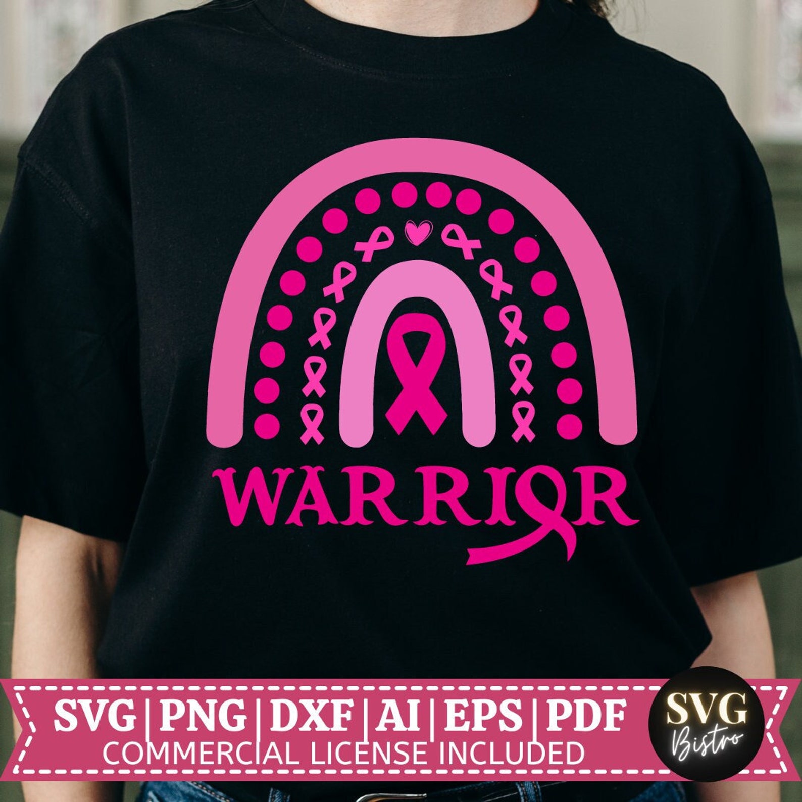 Cancer Rainbow SVG Cancer Awareness SVG Breast Cancer Svg - Etsy