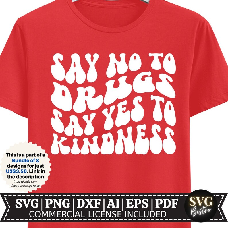 Say No to Drugs SVG Red Ribbon Week SVG No to Drugs SVG - Etsy Canada