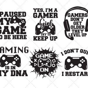 Gamer SVG Bundle | Funny Gamer SVG | Gamer Svg | Video Games Svg | Boys ...