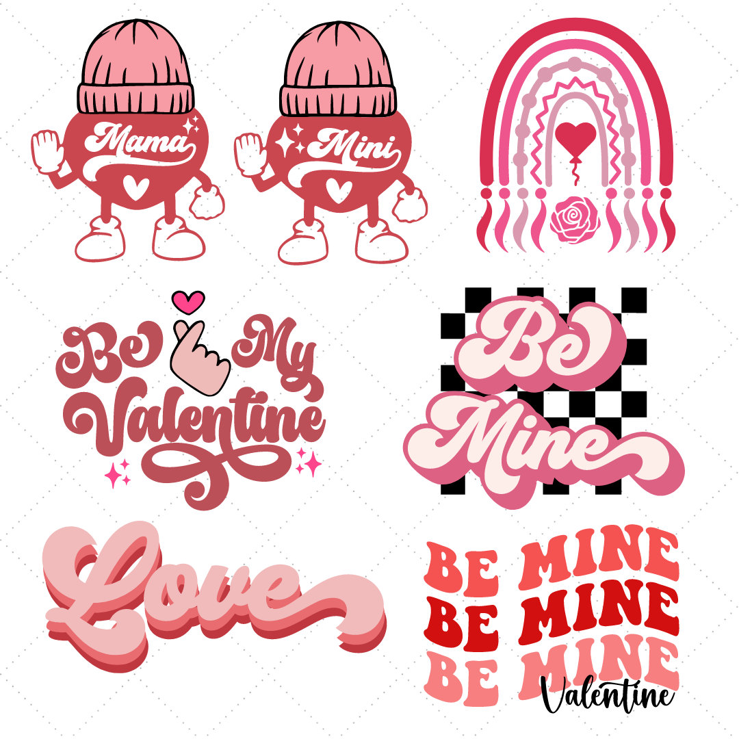 Retro Valentine SVG Bundle Valentine SVG Bundle Valentine - Etsy