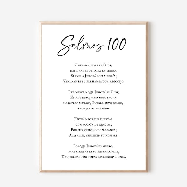 Psalm 100 - Etsy