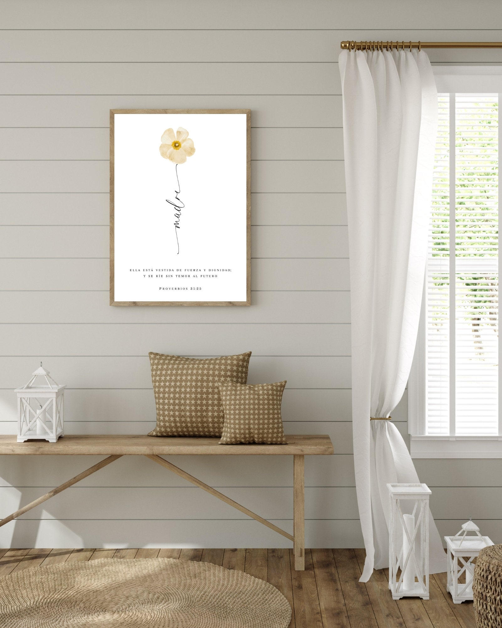 Proverbs 31:25 Spanish Bible Verse Printable, Mother's Day Gift ...