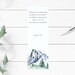 Spanish Bible Verse Bookmarks, Watercolor Mountain Design (printable ...