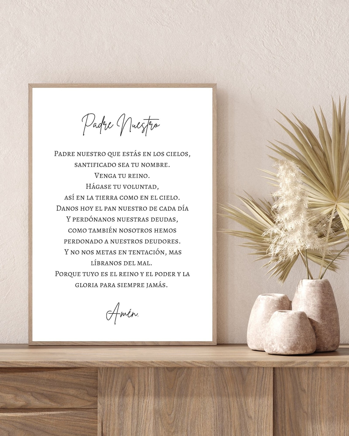 Padre Nuestro Spanish Bible Verse Printable Matthew Verso De - Etsy