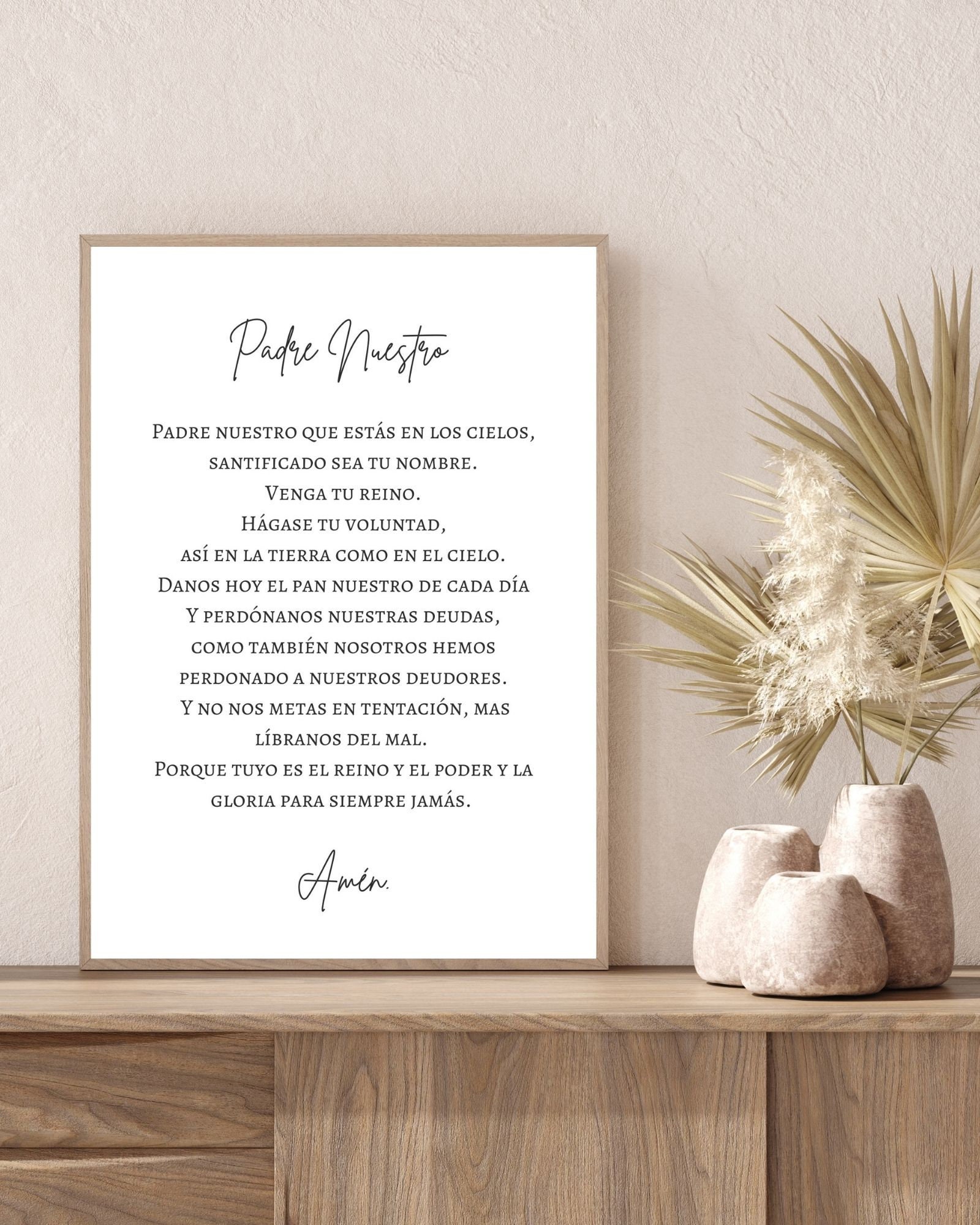 Padre Nuestro Spanish Bible Verse Printable, Matthew, Verso De La ...