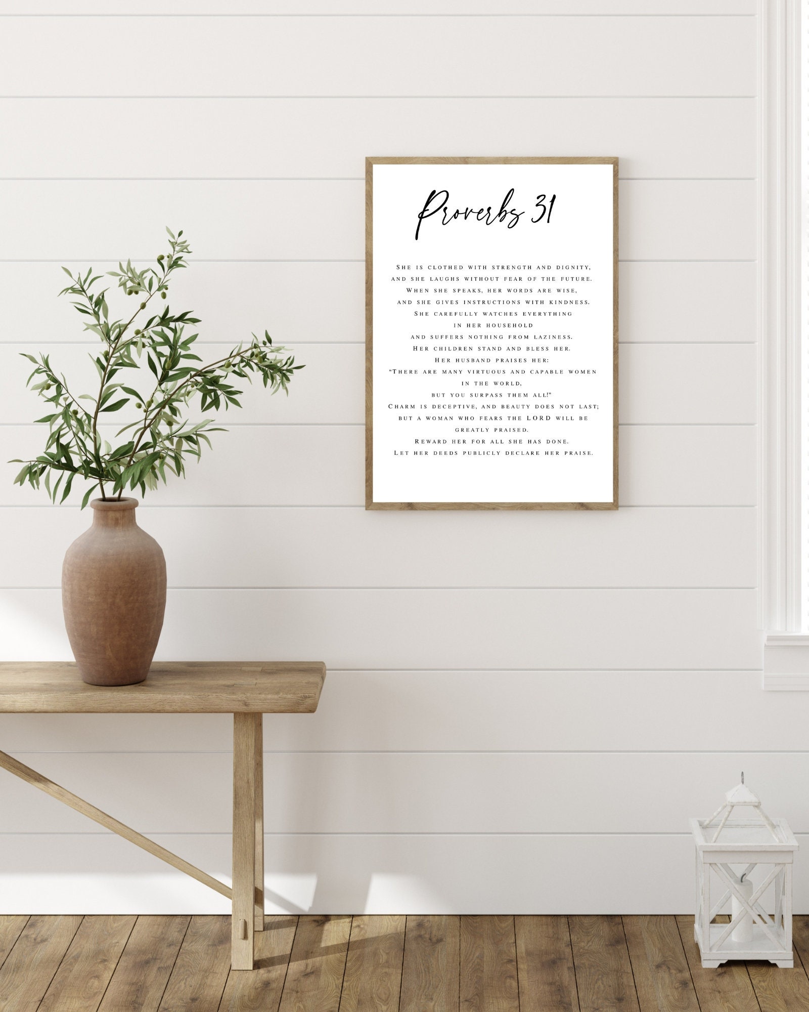 Proverbs 31 Scripture Print, Christian Mother's Day Gift (digital ...