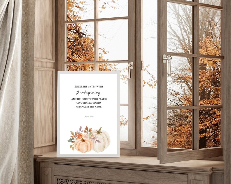 Psalm 100:4 Enter His Gates With Thanksgiving, Thanksgiving Bible Verse ...