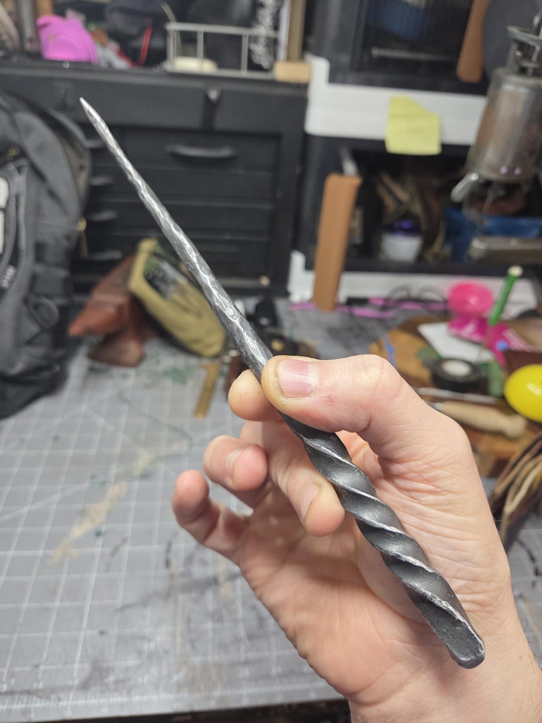 Hand Forged Steel Wizard Wands - Etsy