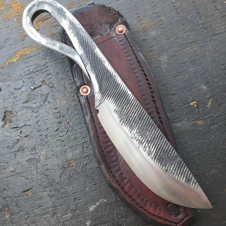 Hand Forged Blacksmith Knife - Etsy