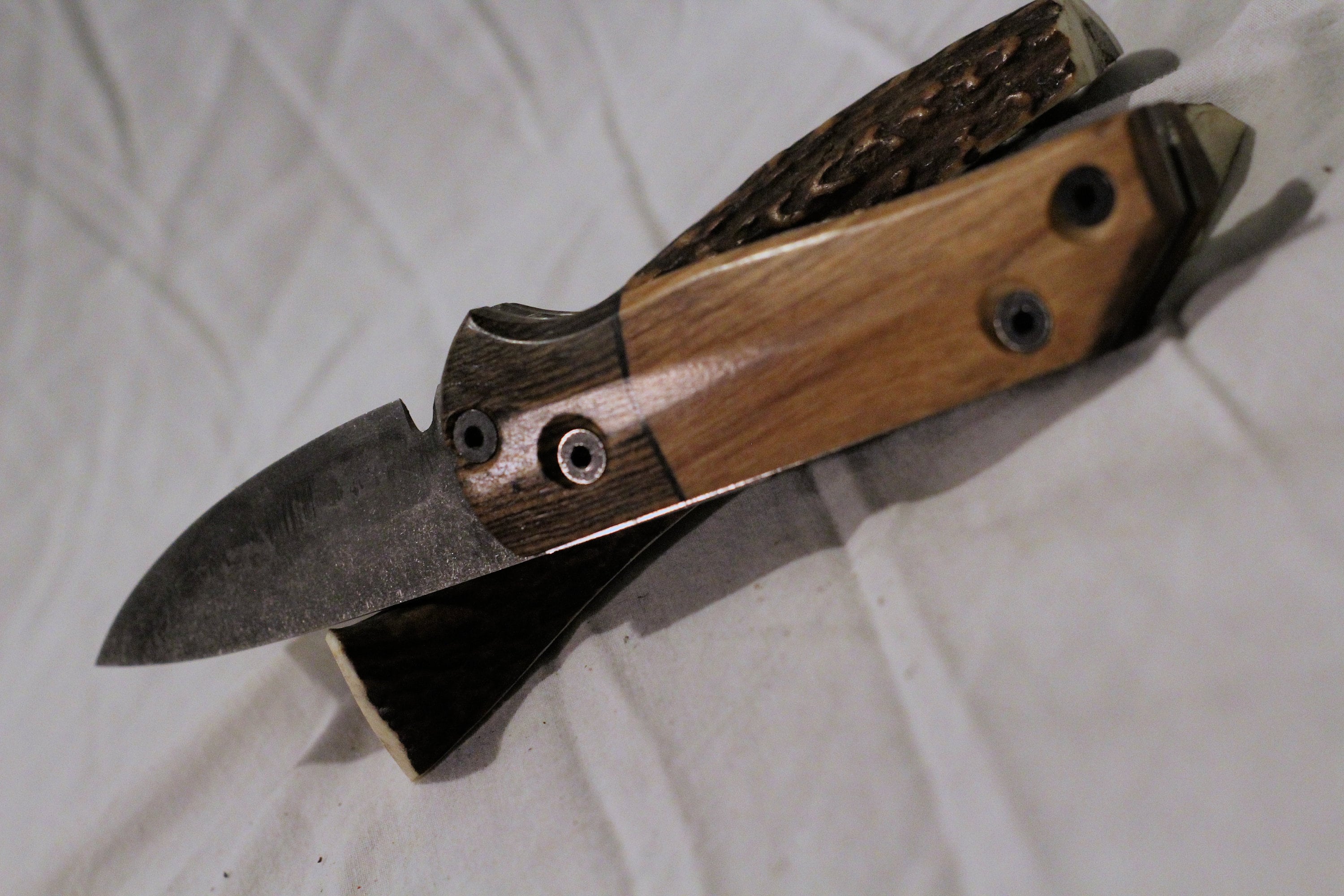 Handmade Friction Folder Knife With Cap Lifter and Prybar - Etsy